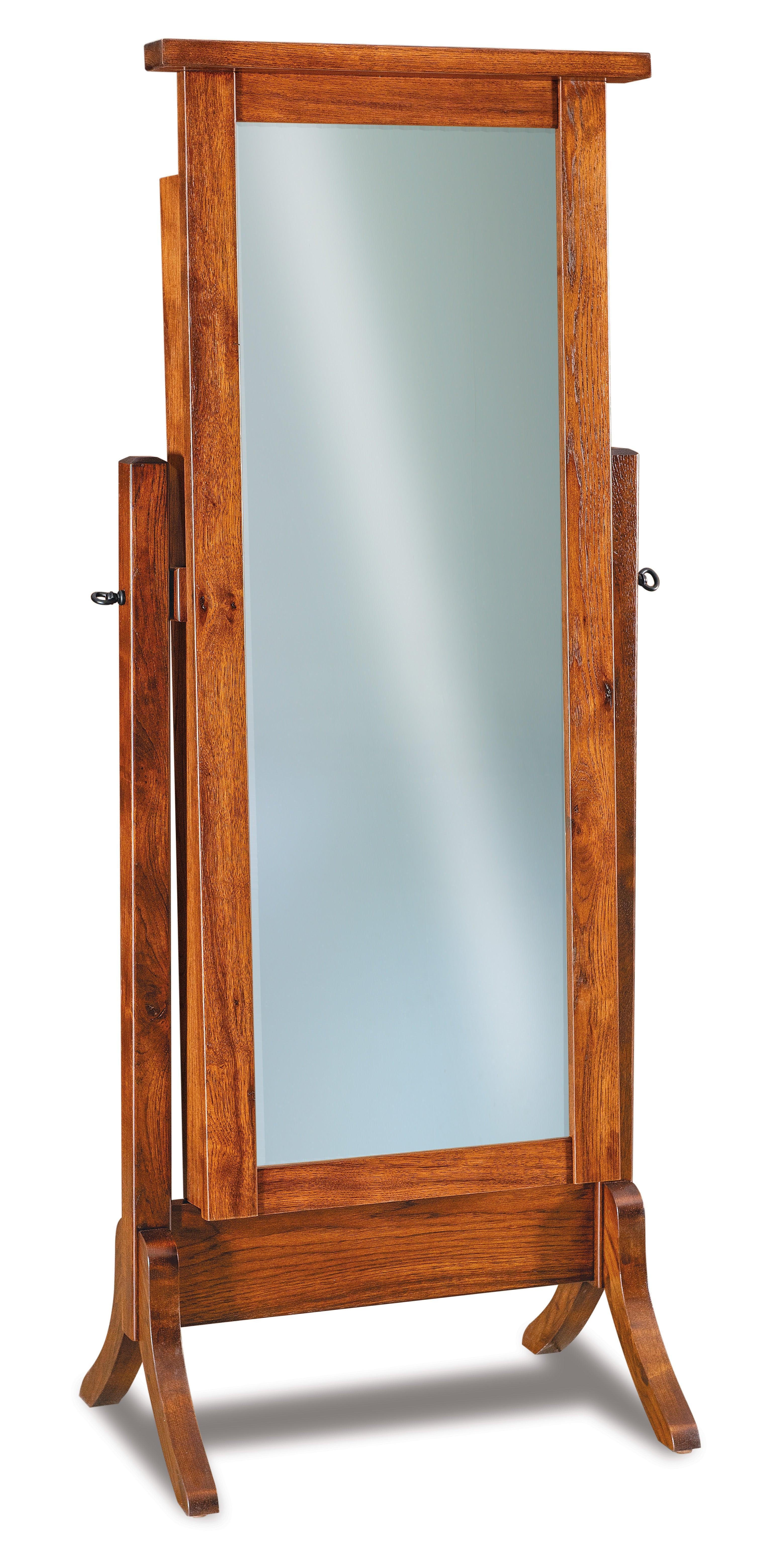 Amish Heidi Beveled Cheval Mirror – The Amish House